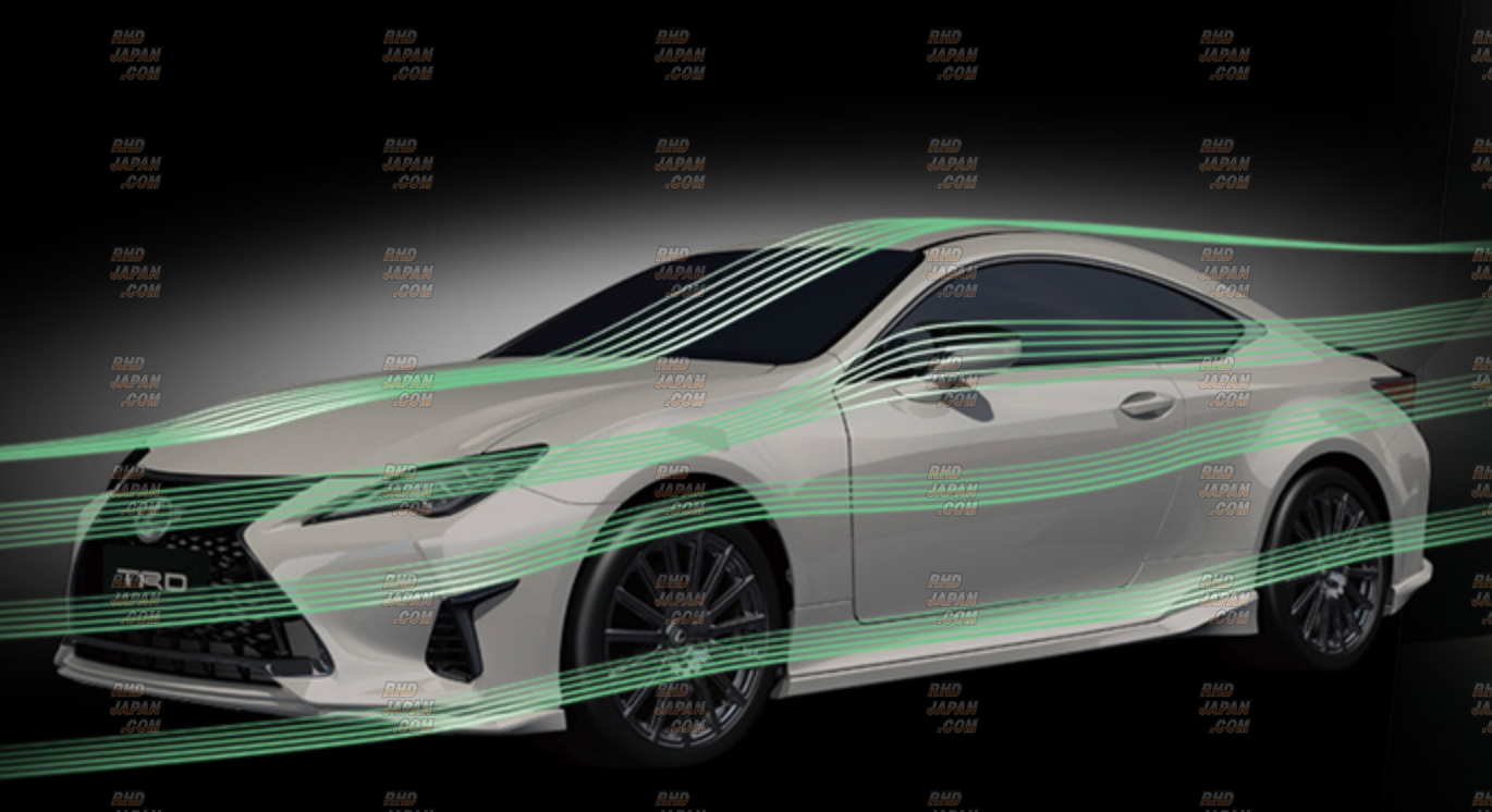 TRD F Sport Parts Front Spoiler Unpainted - Lexus RC300 ASC10 RC300h AVC10 RC350 GSC10 - RHDJapan